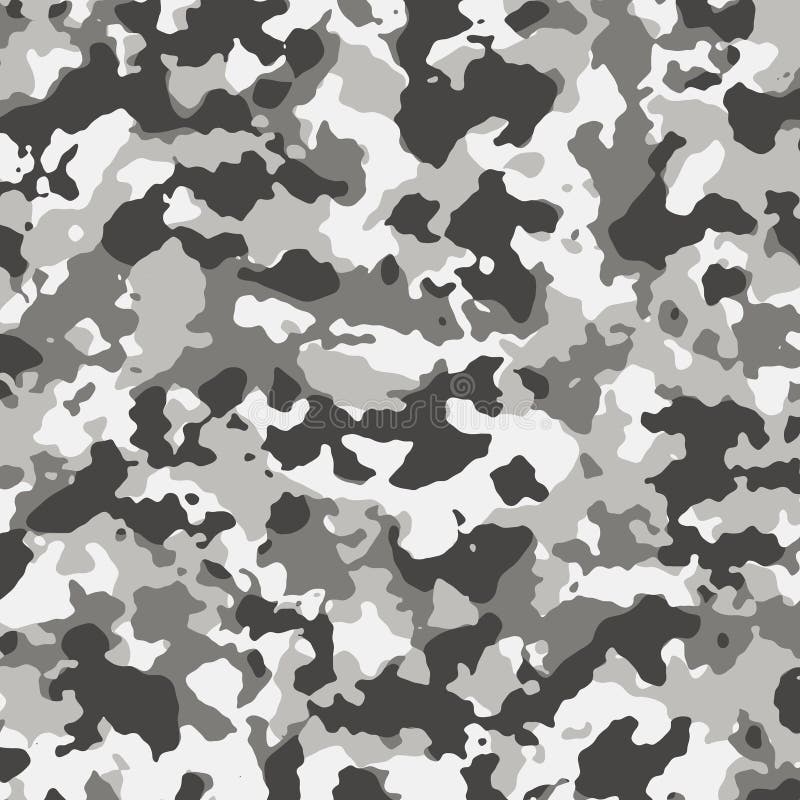Light Grey or Black White Camouflage. Military Camouflage Stock ...