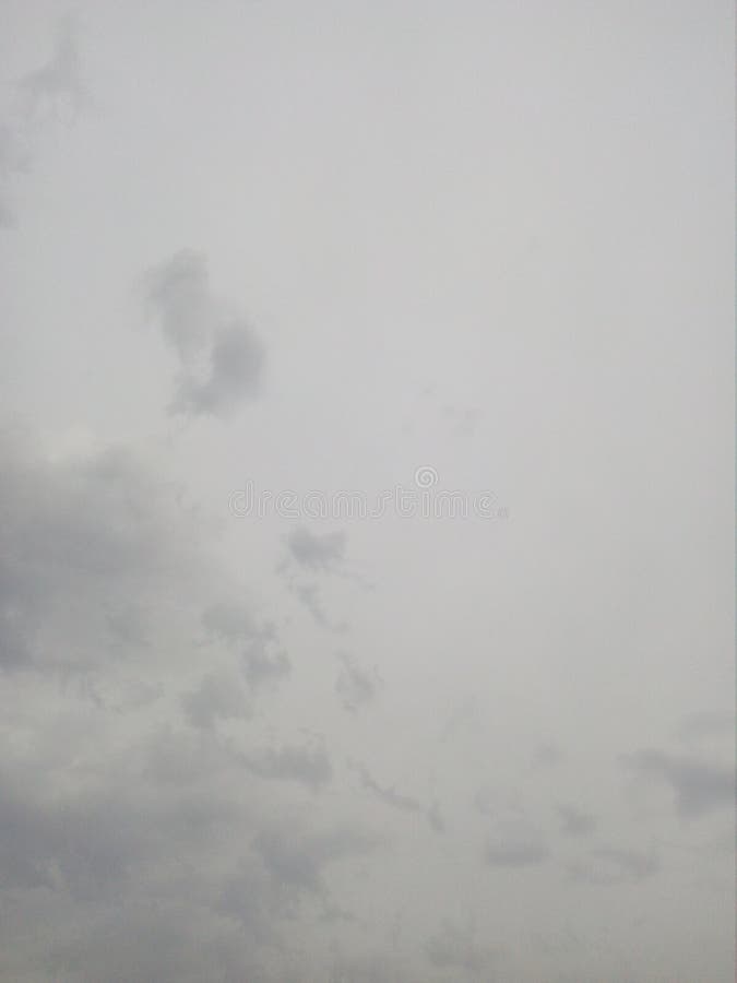 Light Grey Clouds on the Sky. Stock Image - Image of view, landscape ...