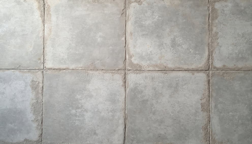 Light Grey Concrete Tile Texture Background. Rustic Design, Rough ...