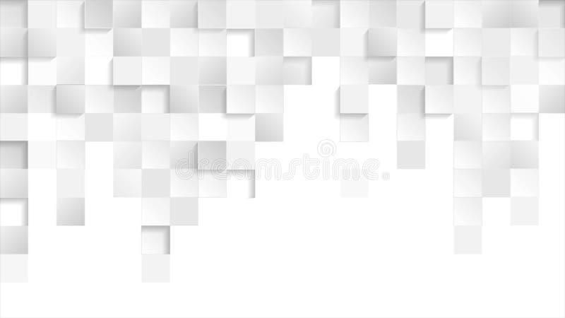 Light Grey Glossy Mosaic Squares Abstract Geometry Motion Background ...