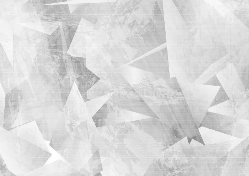 Light Grey Grunge Polygonal Tech Abstract Background Stock Vector ...