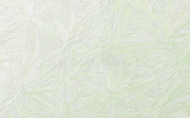 Light Grey Impasto with Large Brush Background Illustration. Stock ...