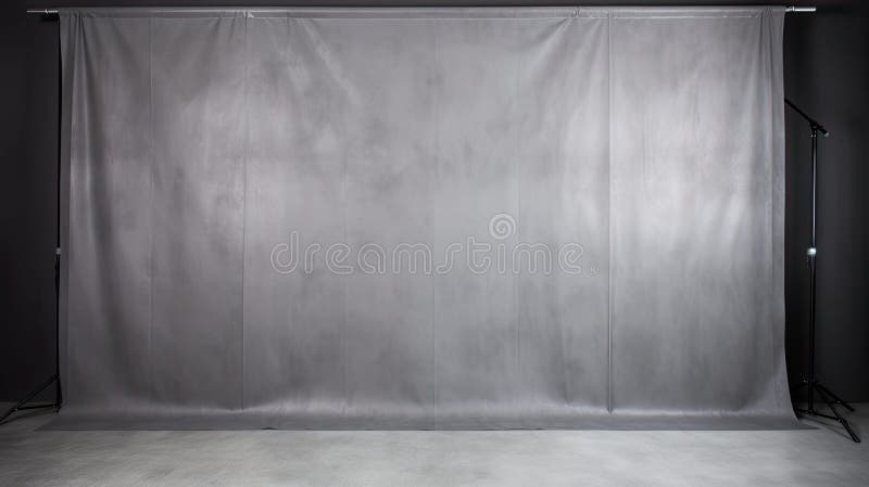 Light Grey Painted Backdrop Stock Illustration - Illustration of ...
