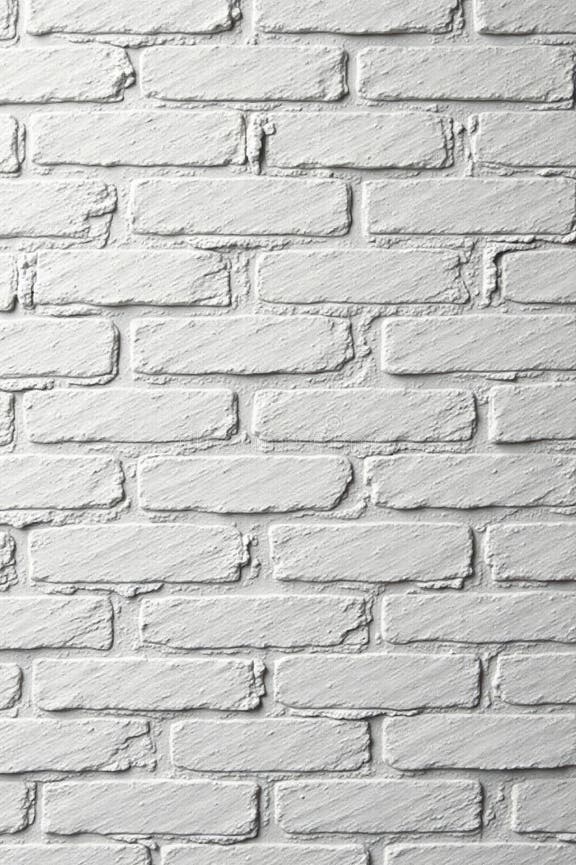 Light Grey Painted Brick Wall Texture Subtle Stone Tile Effect Modern ...
