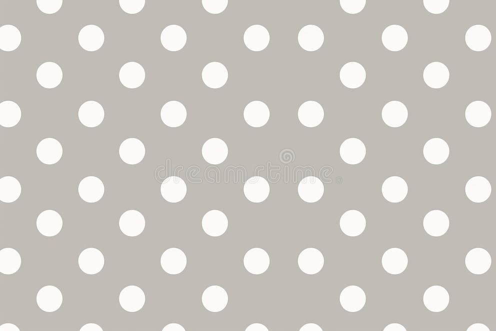 A Light Grey Pattern with White Polka Dots, Seamless Repeating Pattern ...