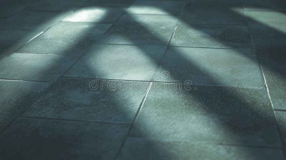 Light Grey Slate Ceramic Tile Texture with Soft Shadows for Interior ...