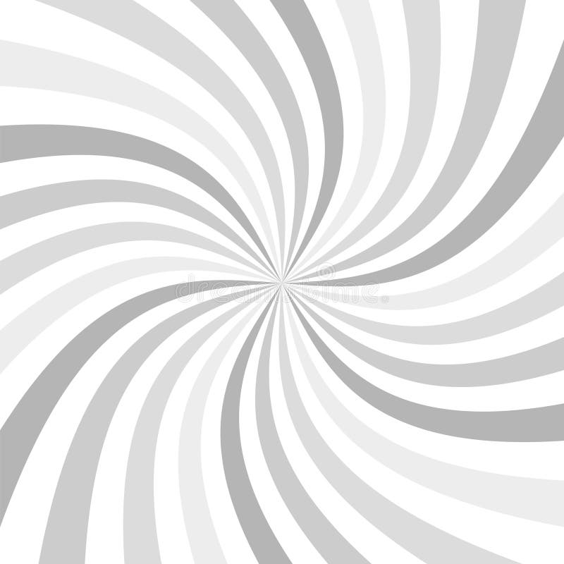 Light Grey Sunburst Swirl Background. Sun Rays Stock Vector ...