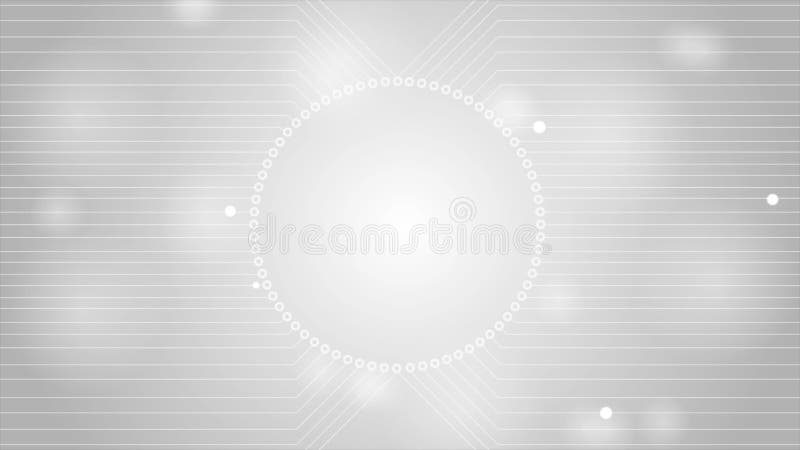 Light Grey Tech Circuit Board Technology Video Animation Stock Video ...