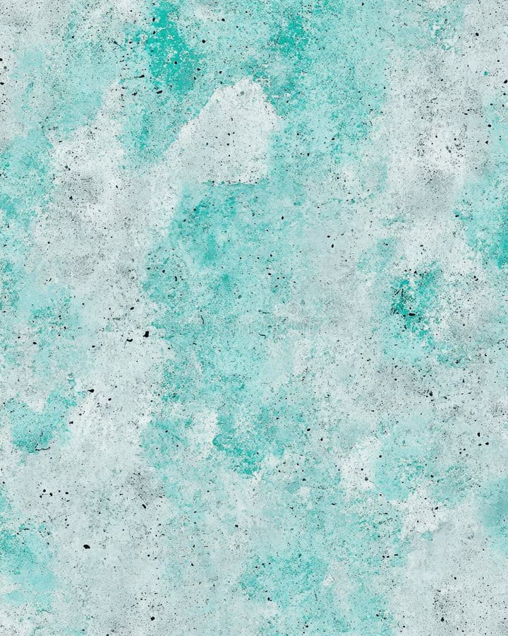Light Grey and Turquoise Matte Concrete Surface with Refined Texture ...