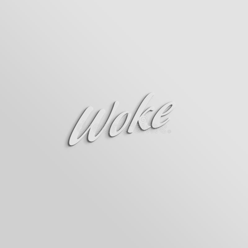 Woke Symbol stock illustration. Illustration of awareness - 215856410