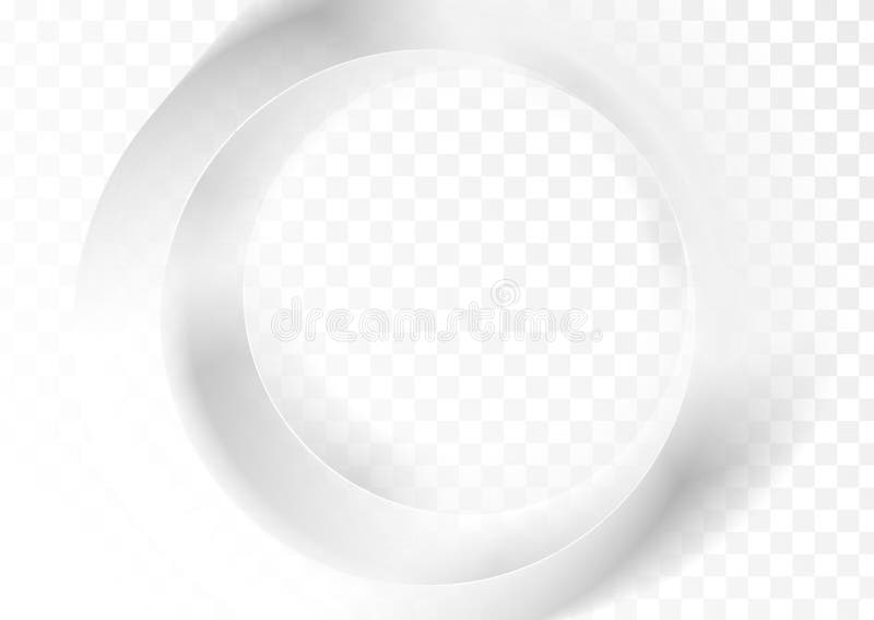 Light Grey and White Smooth Glossy Circles Abstract Geometric ...