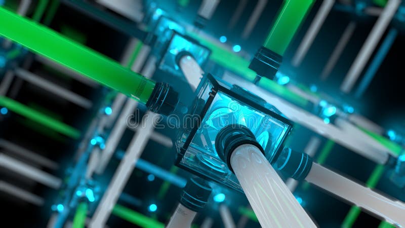 Light Grid or Fluorescent Tube Stock Illustration - Illustration of ...