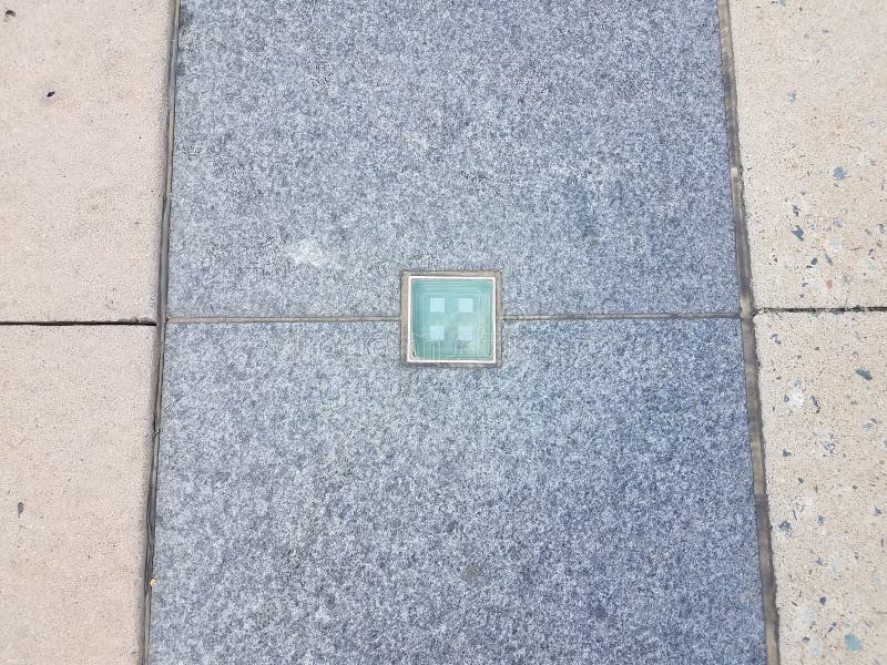 Light in the Ground on Black Surface Stock Photo - Image of lighting ...