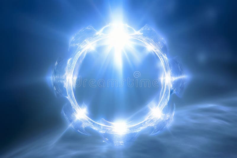 Light Halo a Halo of Light Gently Pulsating with Divine Energy Stock ...