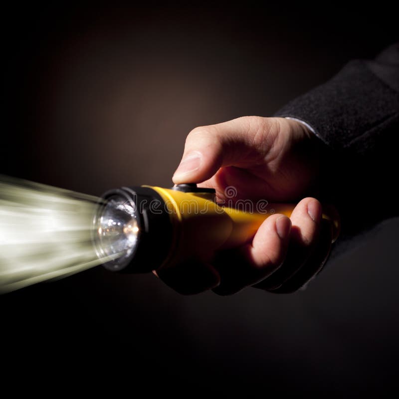 Light in Hand stock photo. Image of bright, electricity - 19329280