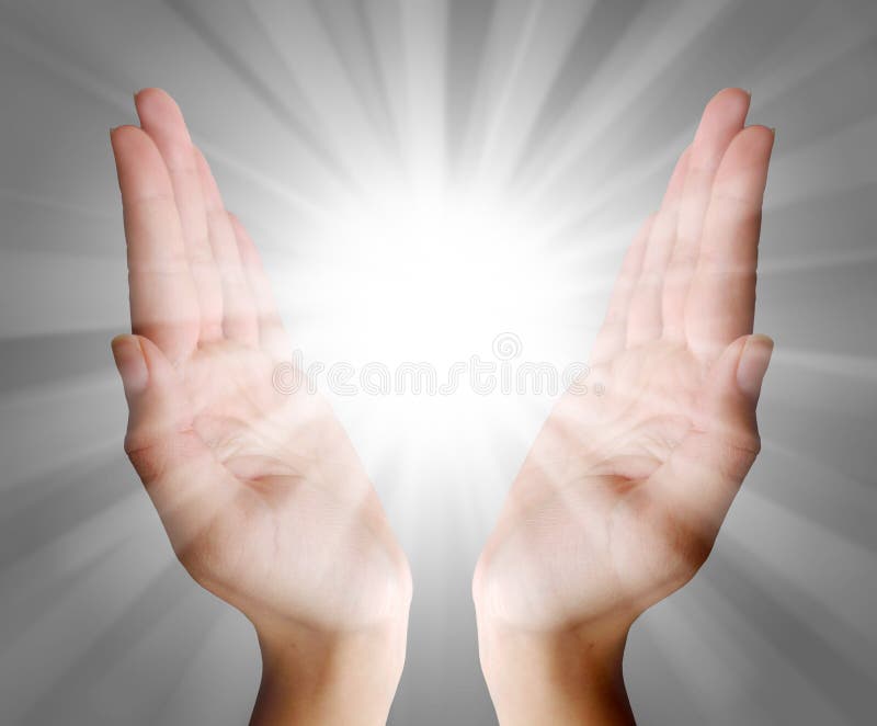 Hand with light bulb stock photo. Image of concept, business - 20115802
