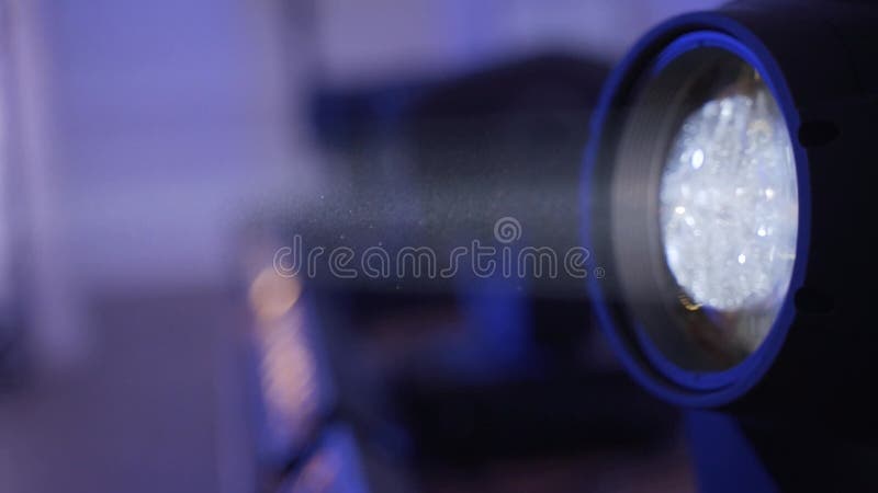 Dust in a beam of light stock video. Video of abstract - 252182737