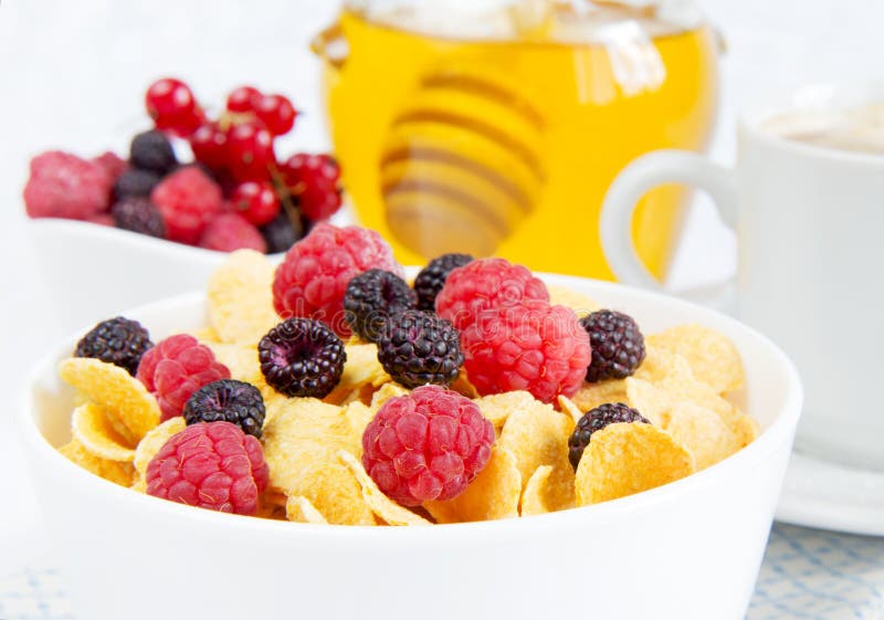 Light breakfast stock photo. Image of dessert, cereal - 43164506