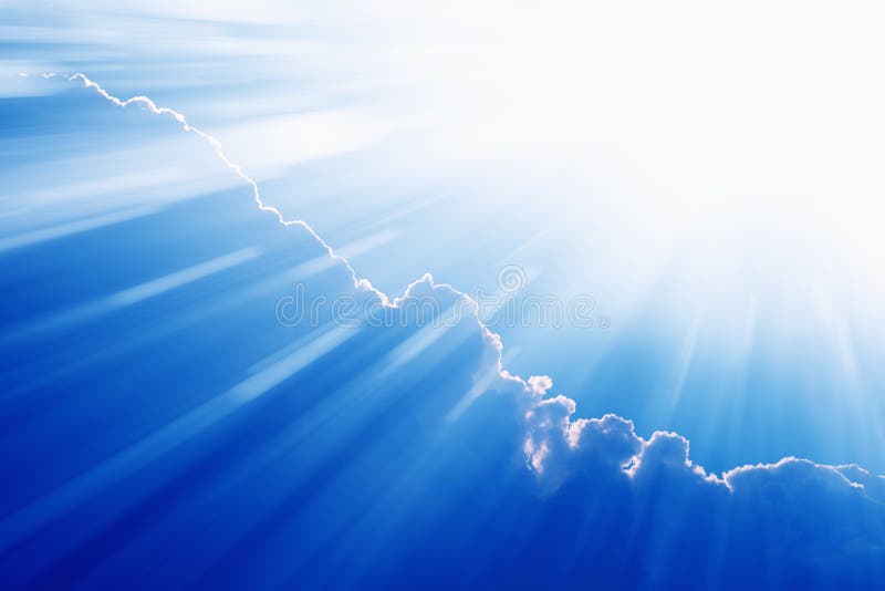 Light from heaven stock image. Image of blue, easter - 49705537
