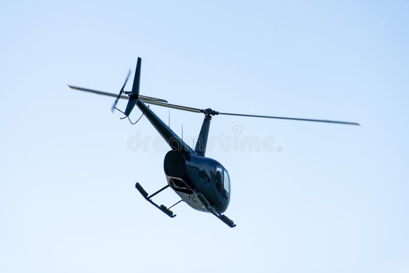 Light Helicopter stock image. Image of chopper, flight - 329383877