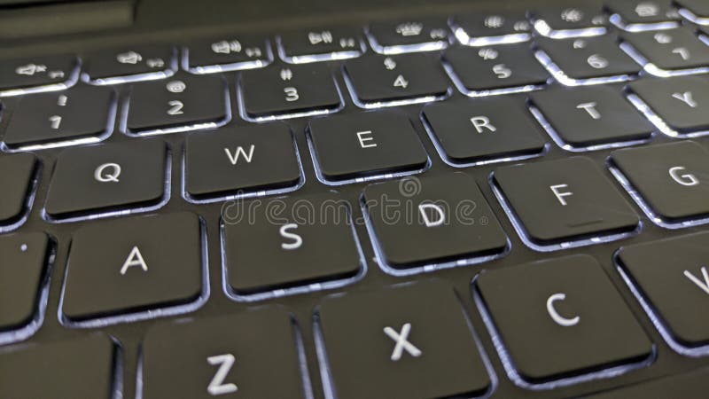 The Light Hiding Behind the Keyboard Stock Photo - Image of teks ...