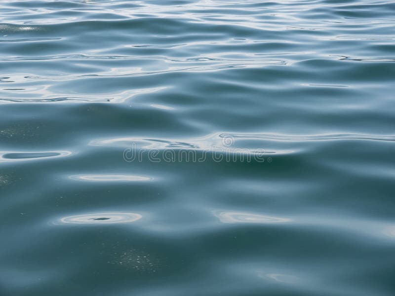 Light Highlights on Blue Water Surface Visual Efect Stock Photo - Image ...