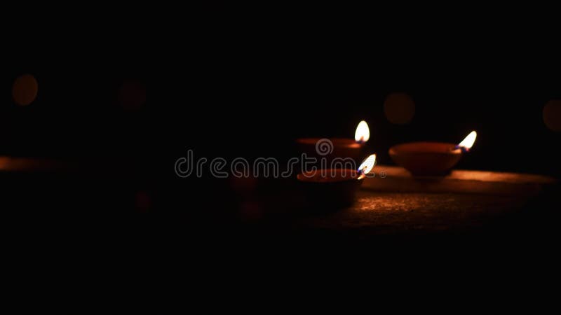 Diya, Lamp Lightning in House on Diwali Festival in India Stock Image ...