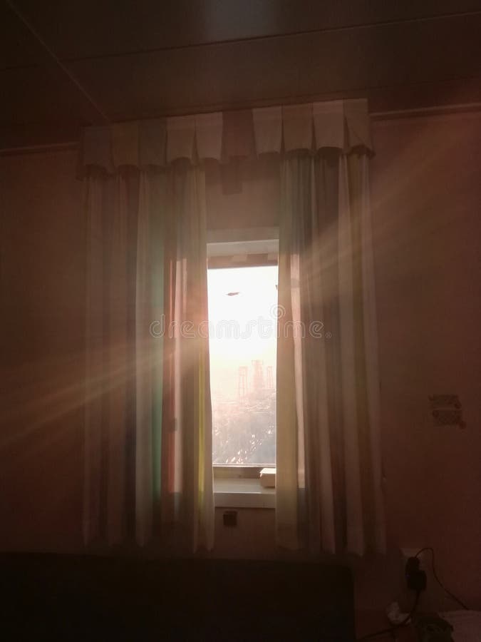 Light of hope stock image. Image of coming, window, curtain - 180269943