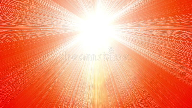 Sun Rays Animation Loop Bright Left Corner Stock Footage - Video of ...