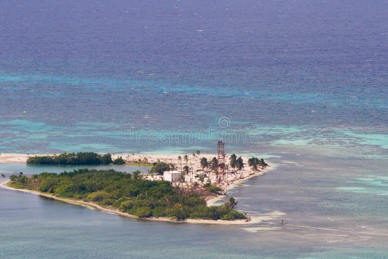Light house caye, Belize stock photo. Image of blue, arriving - 36146732