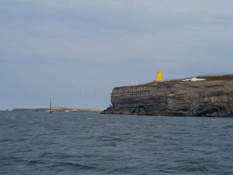 Light House in Husavik Iceland Stock Image - Image of arch, landscape ...