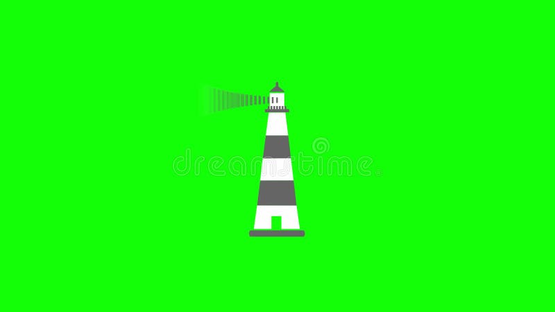 Eco House Icon Animation. Loop Animation with Alpha Channel, Green ...