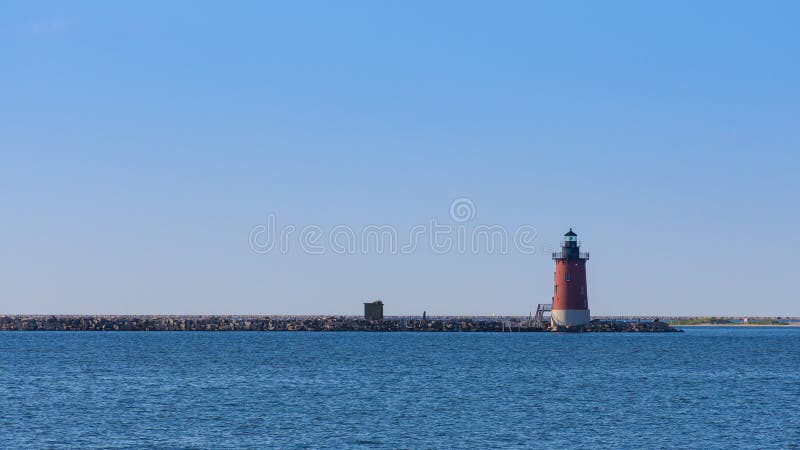 Lighthouse at Seashore State Park Stock Photo - Image of delaware ...