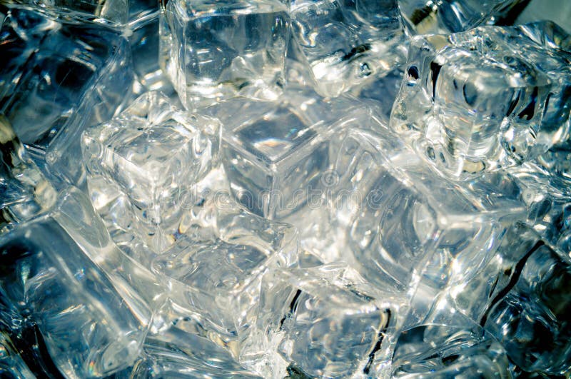 Light on icecubes stock image. Image of fresh, abstract - 215752977