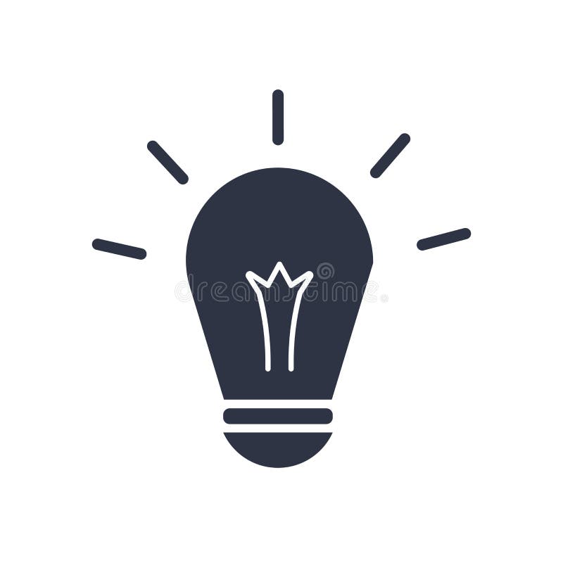 Light Icon Vector Sign and Symbol Isolated on White Background, Light ...