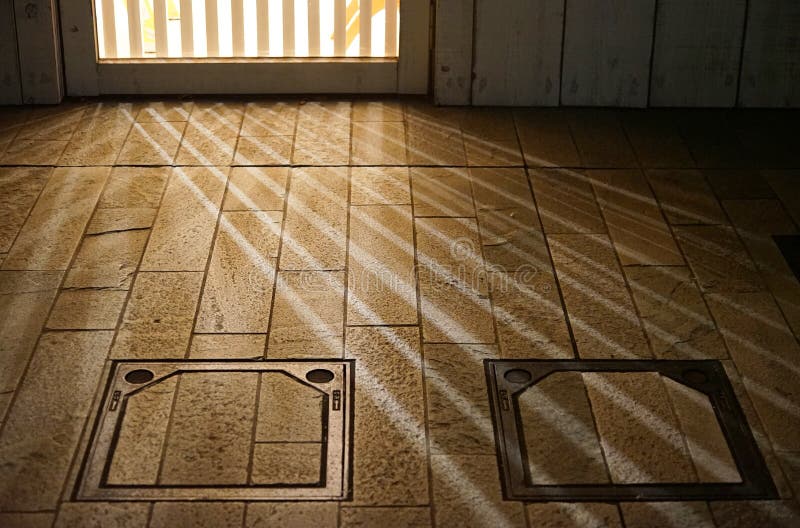 Light Illuminating the Ground Stock Photo - Image of scenery, night ...