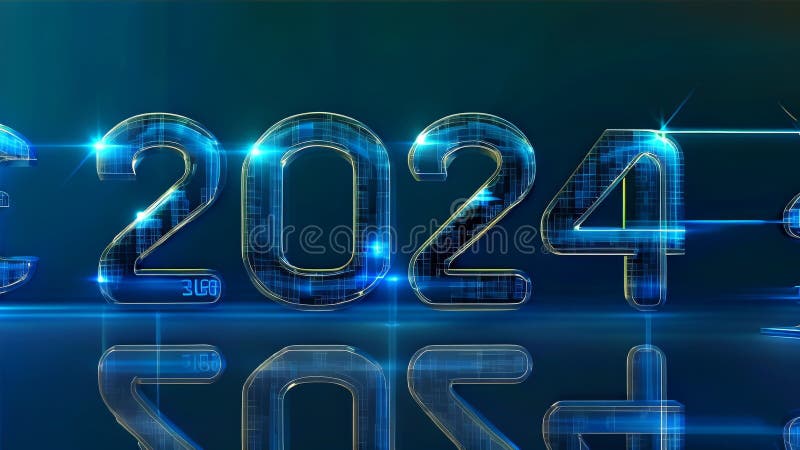 The Light of 2024 stock footage. Video of symbol, energy - 301696550