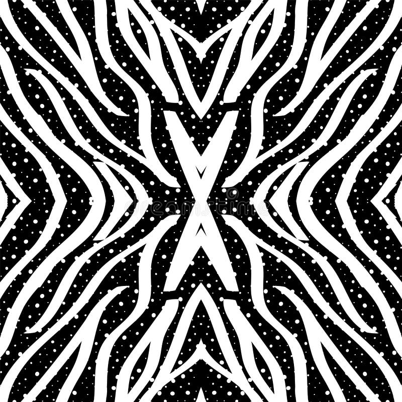 Light Imitation Zebra Skin Vector Seamless Pattern Stock Vector ...