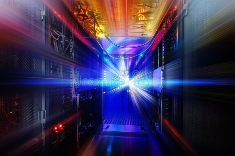 Light Indicators and Motion on the Mainframe Data Center in the Dark ...