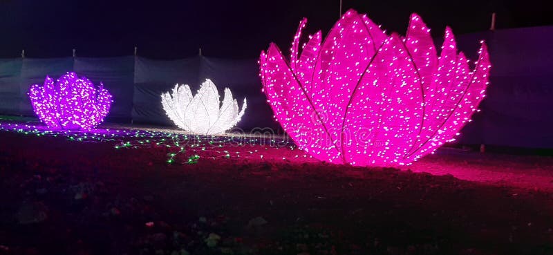 A Light Installation Museum in Open Ground Editorial Stock Photo ...