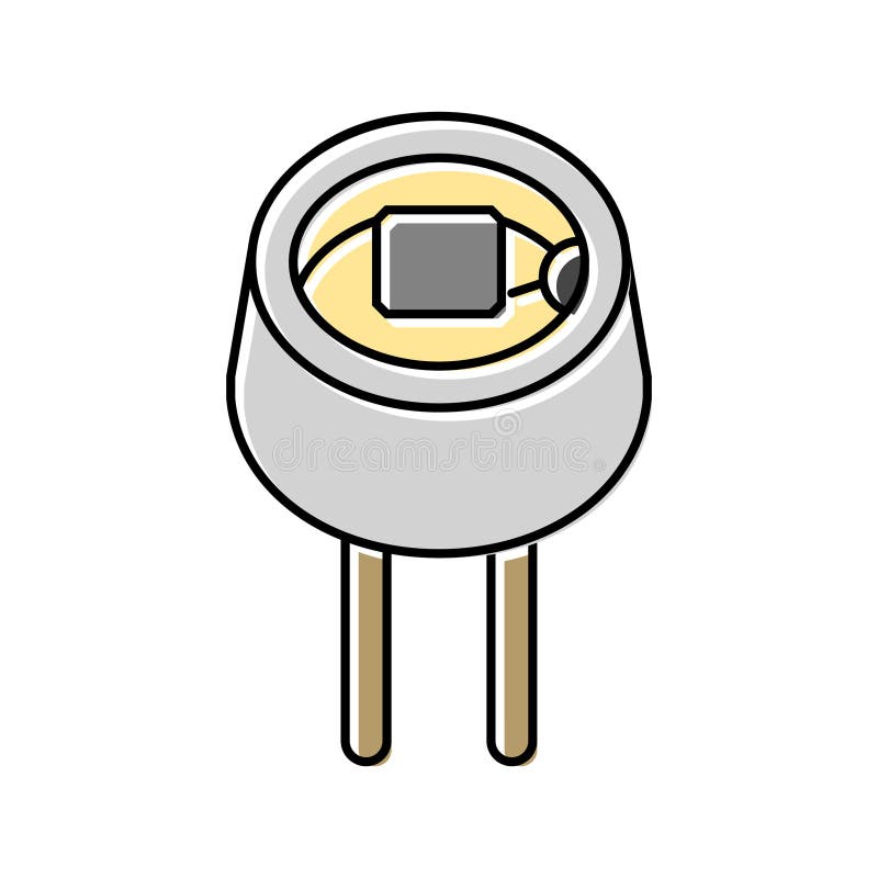 Light Intensity Sensor Module Color Icon Vector Illustration Stock ...