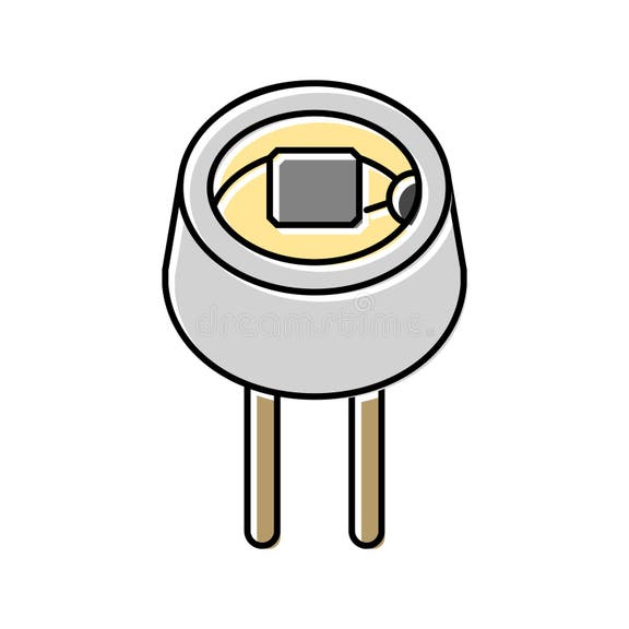 Light Intensity Sensor Module Color Icon Vector Illustration Stock ...