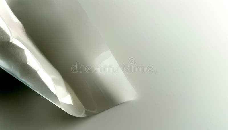 Elegant Curves of a Translucent Material Catch Soft Light in a Serene ...
