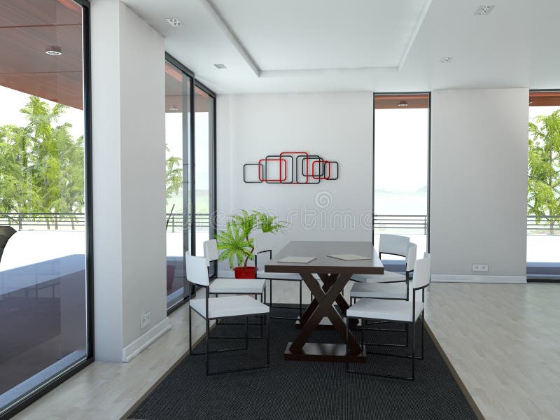 Light interior design stock illustration. Illustration of light - 39058057