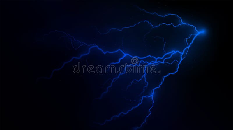 Light Isolated Vector Blue Lightning Png. Magic Light Abstract Lines ...