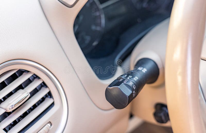 The Light Knob in the Car. Multifunction Headlight Console Control ...