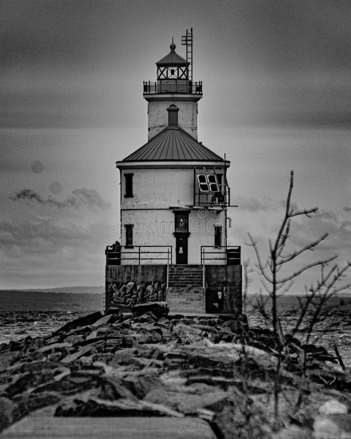 Light on the Lake stock photo. Image of wisconsin, lighthouse - 171722824