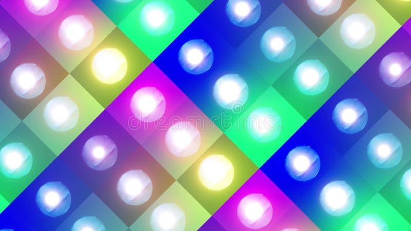 Light Lamp Bulb - Mosaic Light Show Color - Different Perspective ...