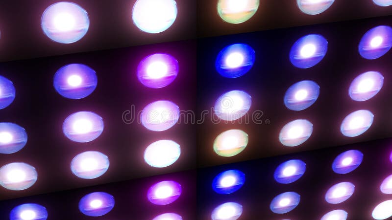 Light Lamp Bulb - Mosaic Light Show Color - Different Perspective ...