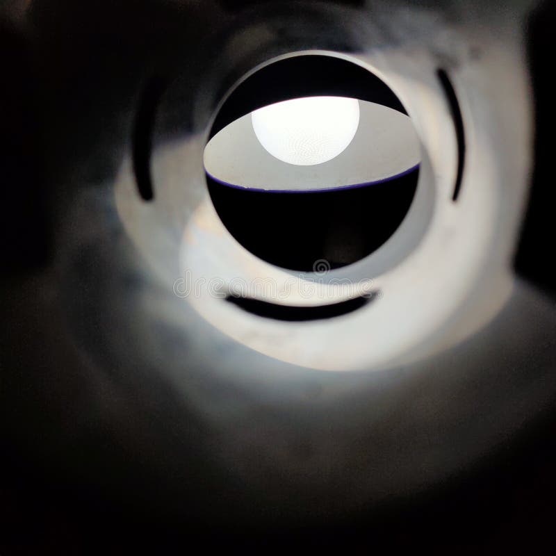 Light from Lamp in the Hole of Bore Stock Photo - Image of ofore, light ...
